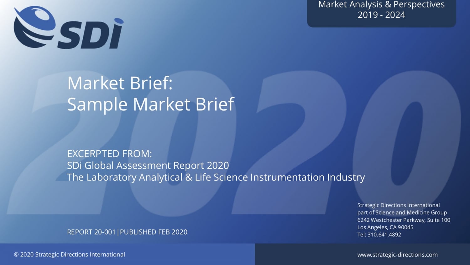 Sample Market Brief Free Download